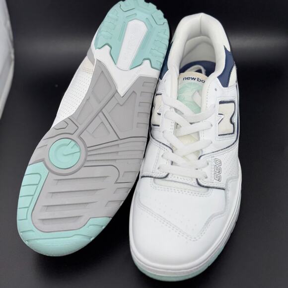 Nike | Shoes | New Balance 55 White Winter Fog Navy | Poshmark
